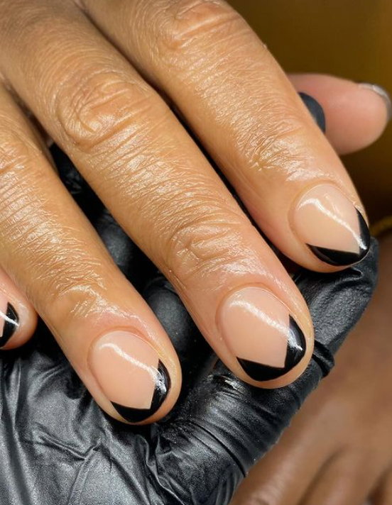 45 of the Chicest Black French Tip Nails for Your Next Mani