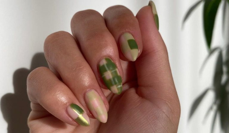 45 of THE Coolest Checkered Nail Designs to Copy in 2024